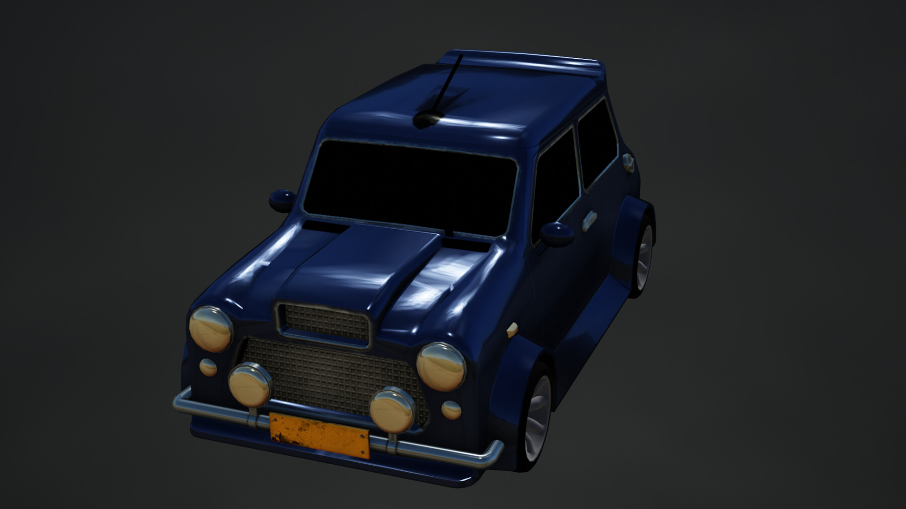 ArtStation - MINI COPPER CAR GAME READY LOW POLY | Resources