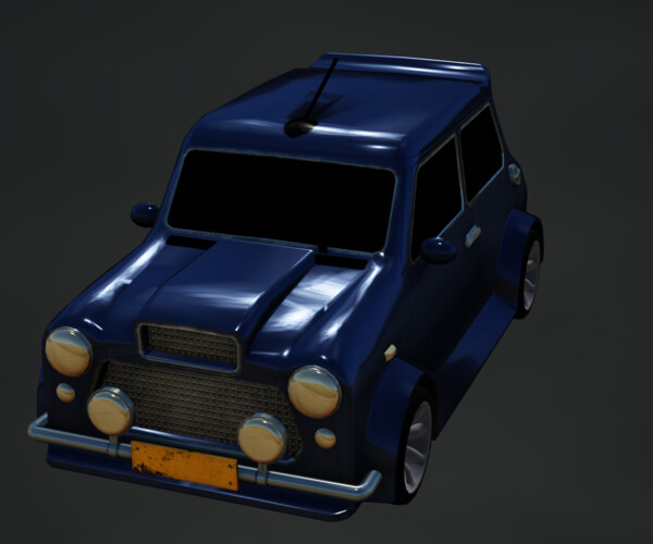 ArtStation - MINI COPPER CAR GAME READY LOW POLY | Resources
