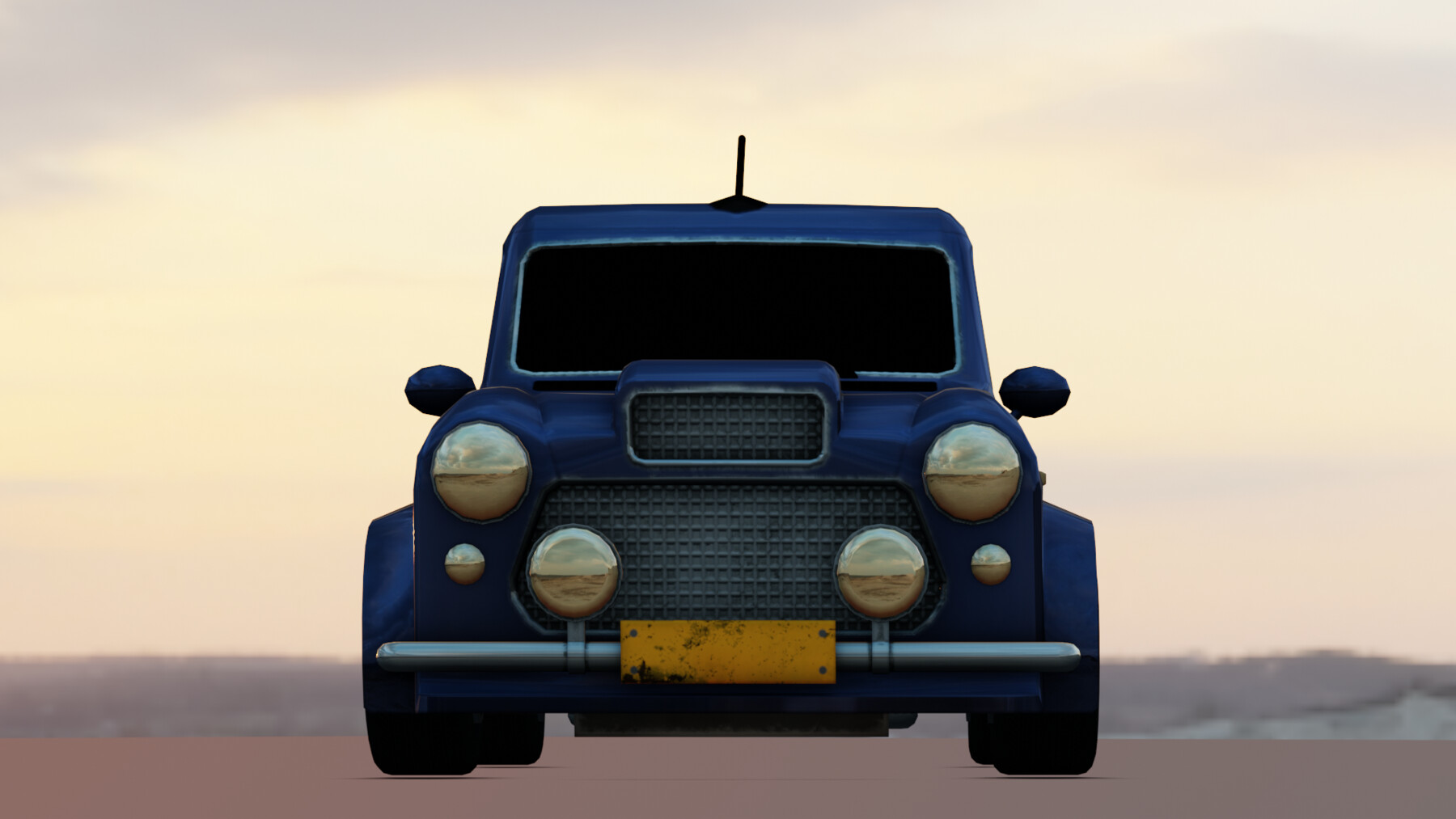 ArtStation - MINI COPPER CAR GAME READY LOW POLY | Resources