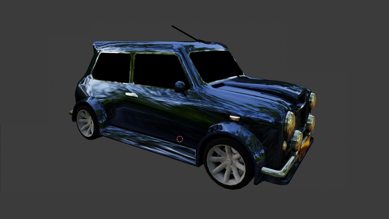 ArtStation - MINI COPPER CAR GAME READY LOW POLY | Resources