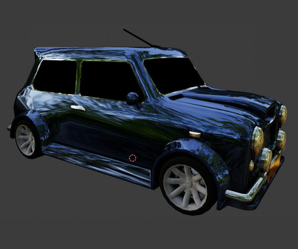 ArtStation - MINI COPPER CAR GAME READY LOW POLY | Resources