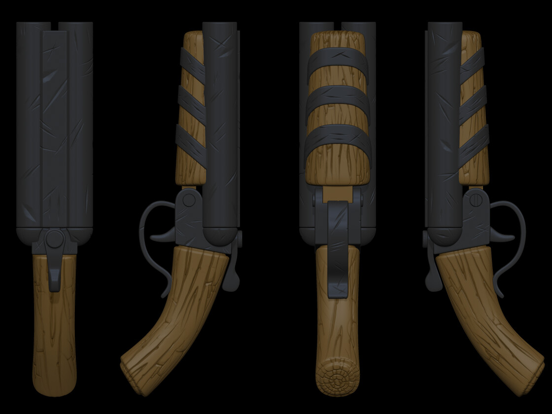 ArtStation - Demon Slayer Genya short shotgun cosplay swordsmith ...