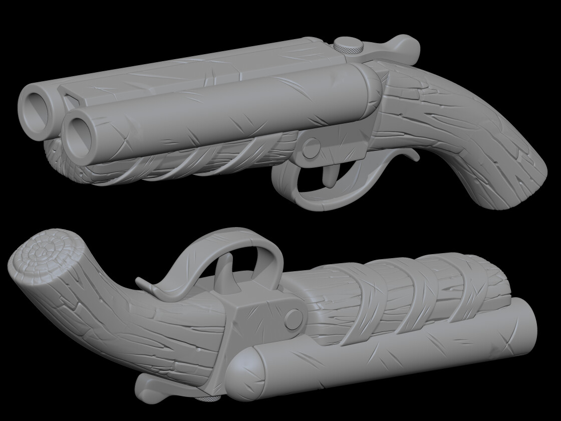 ArtStation - Demon Slayer Genya short shotgun cosplay fan-art, both ...