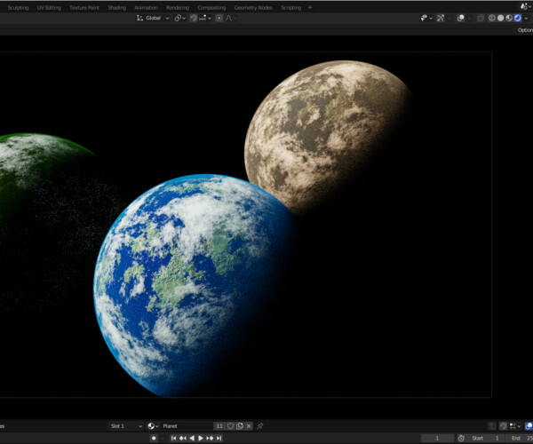 Artstation Planet Generator For Blender Resources