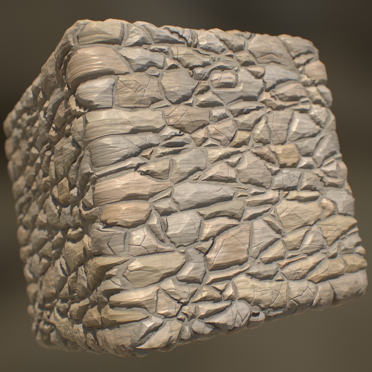 ArtStation - Cobbled Tiles material - Substance designer & painter ...