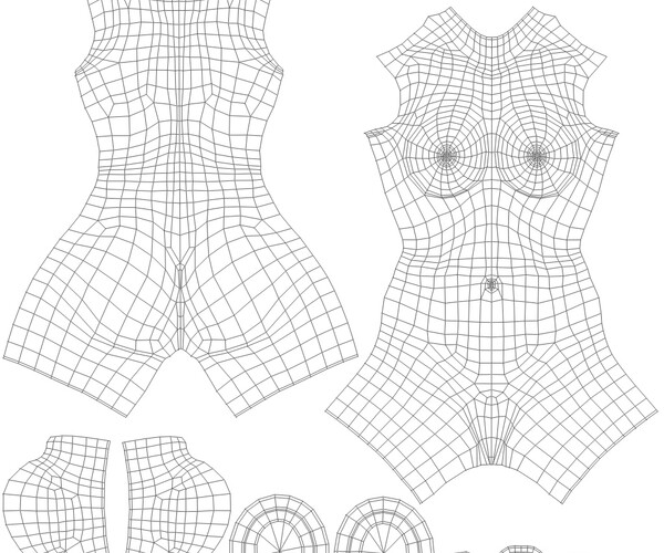 ArtStation - Set of 3 female figures | Resources