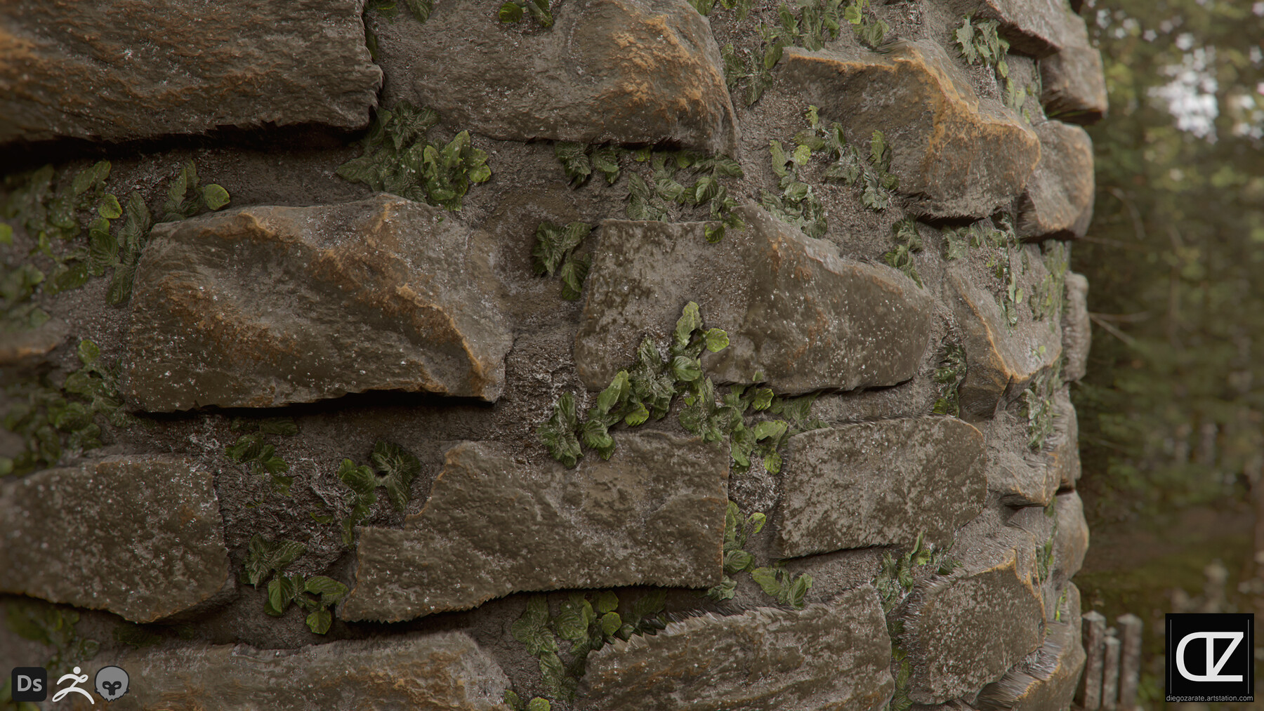 ArtStation - PBR - ROCK SURFACE - 4K MATERIAL | Game Assets