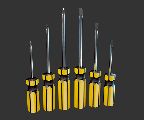 ArtStation - Classic Screwdriver | Resources