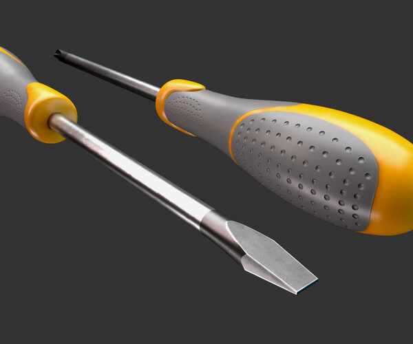 ArtStation - Modern Screwdriver | Resources