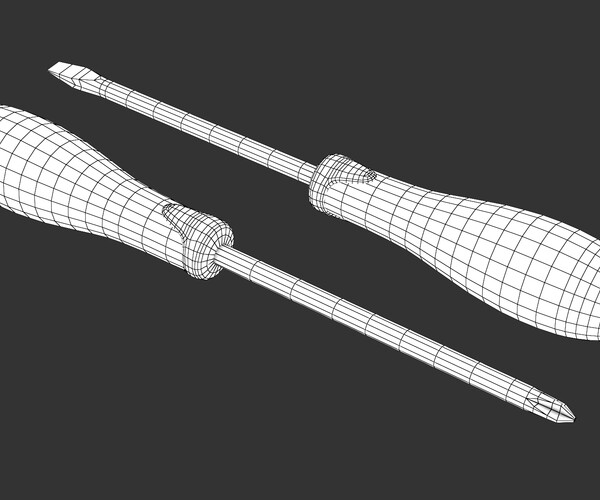 ArtStation - Modern Screwdriver | Resources