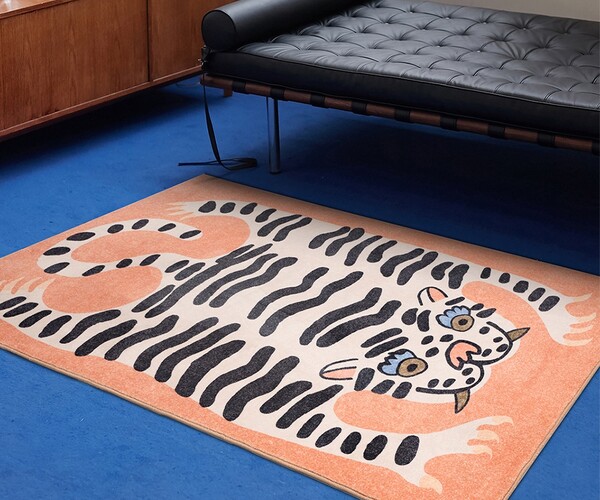 ArtStation - Tibetan tiger animal rug carpet | Resources