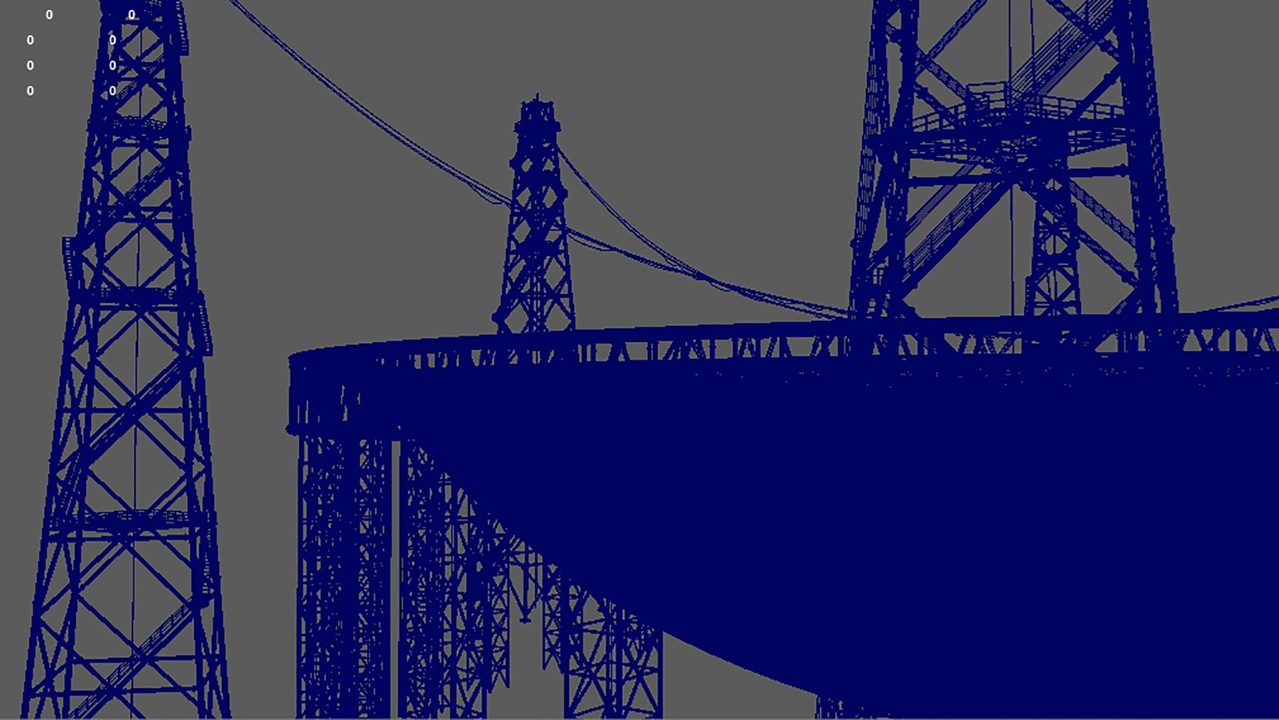 ArtStation - Night Fast radio telescope moutain landscape | Resources