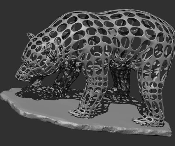 ArtStation - Bear 3d print | Resources