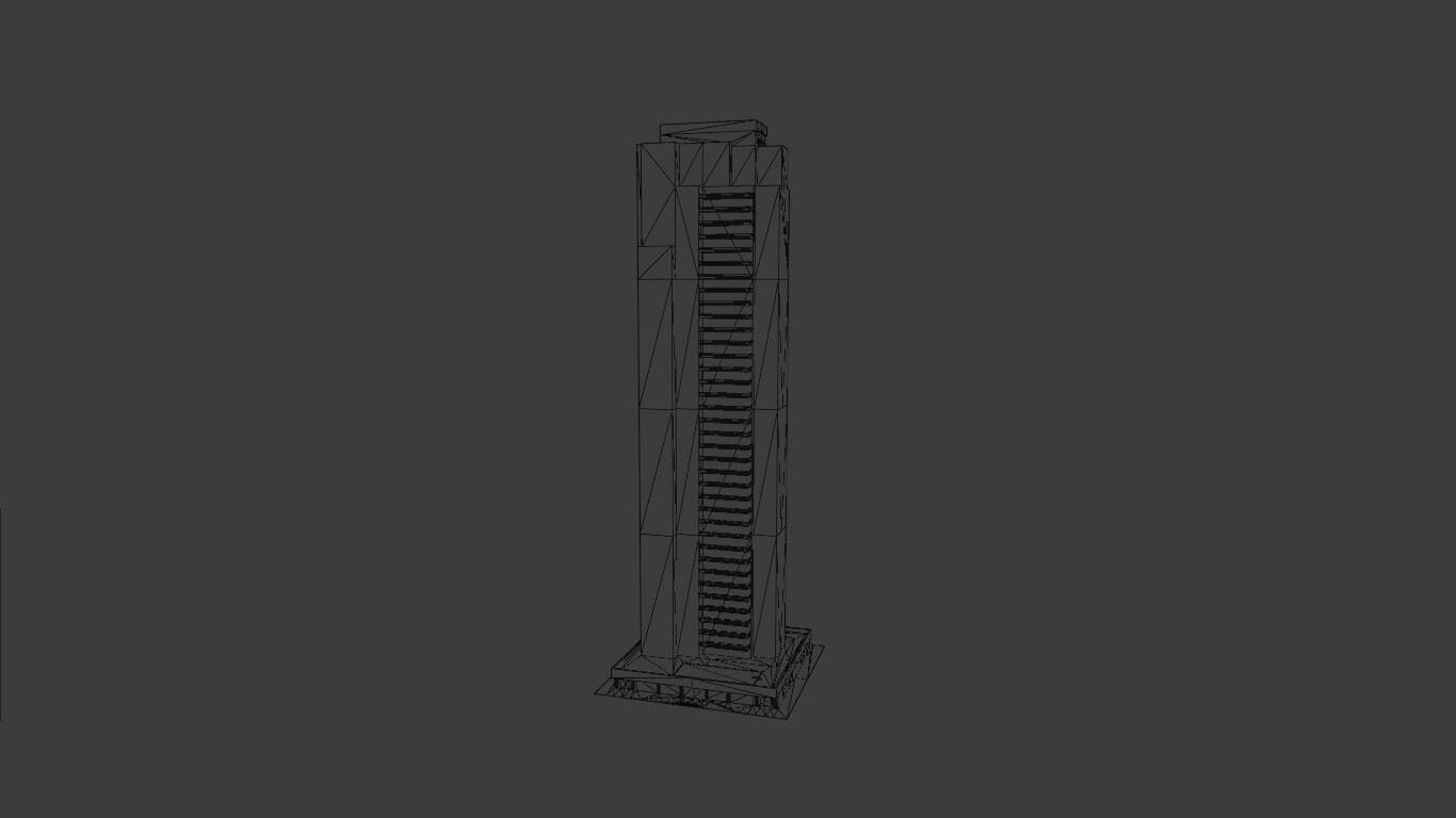 ArtStation - HIGH RISE BUILDING GAME READY LOW POLY | Game Assets