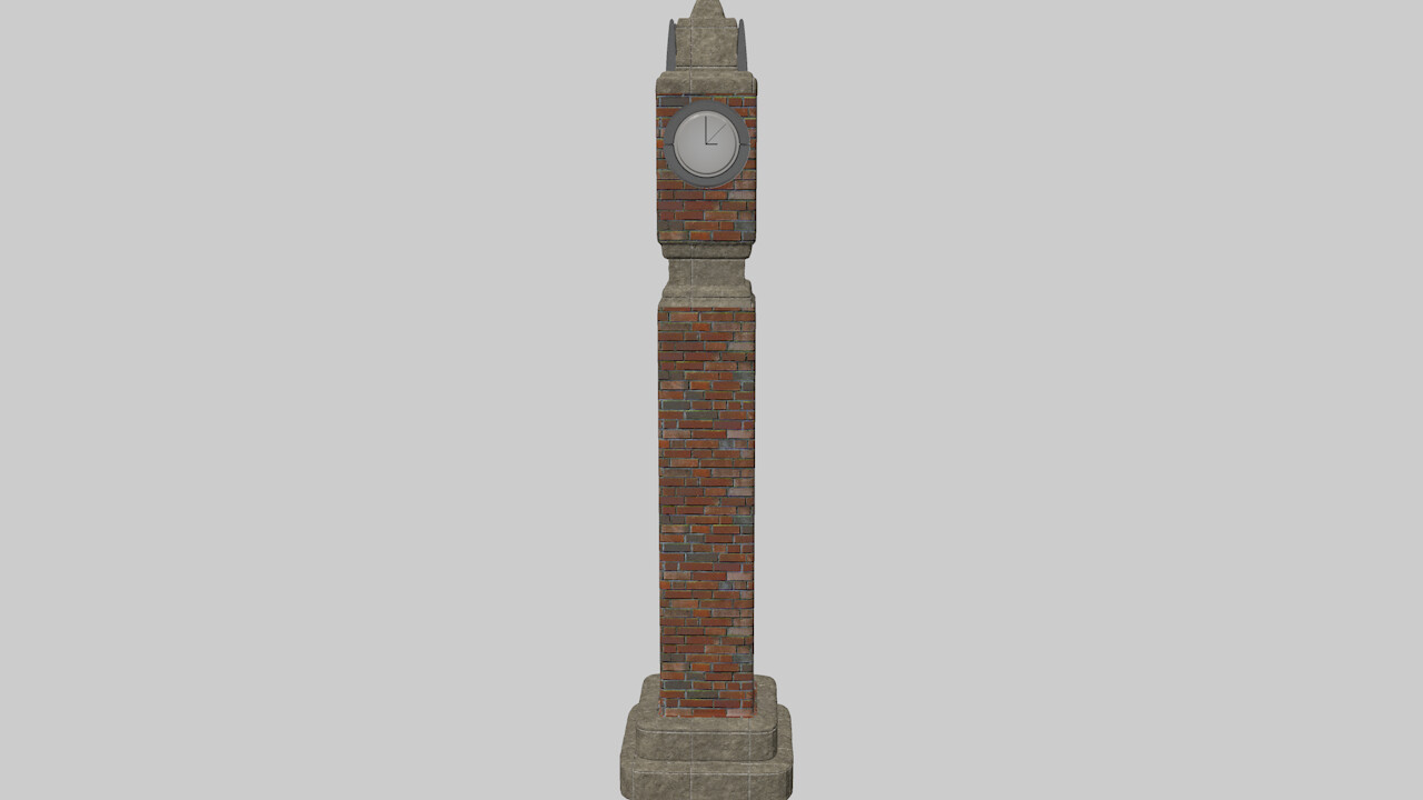 ArtStation - clock tower | Game Assets
