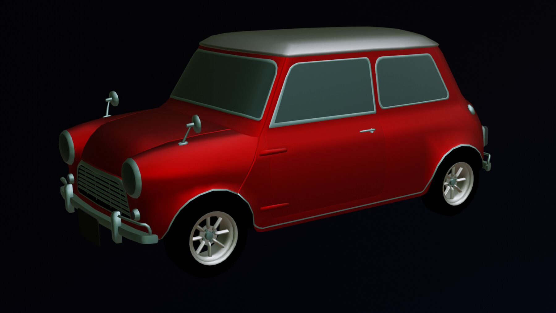 ArtStation - MINI COOPER CAR GAME READY LOW POLY | Game Assets