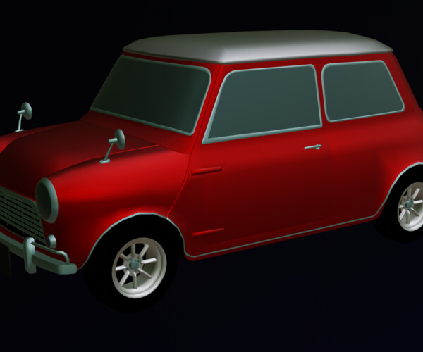 ArtStation - MINI COOPER CAR GAME READY LOW POLY | Game Assets