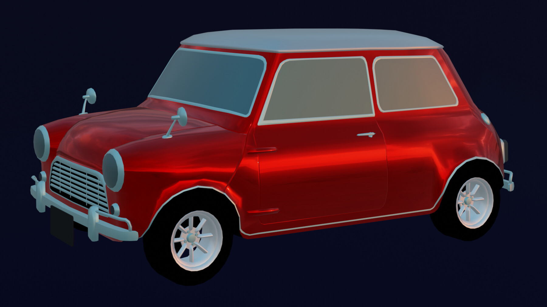 ArtStation - MINI COOPER CAR GAME READY LOW POLY | Game Assets