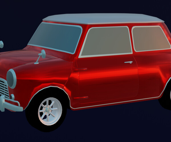 ArtStation - MINI COOPER CAR GAME READY LOW POLY | Game Assets