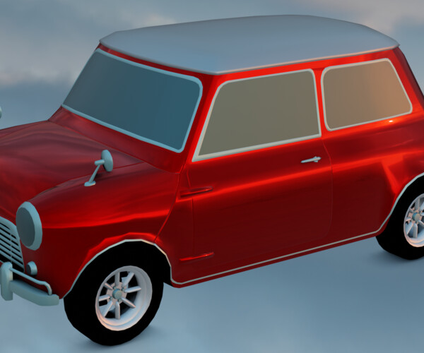 ArtStation - MINI COOPER CAR GAME READY LOW POLY | Game Assets