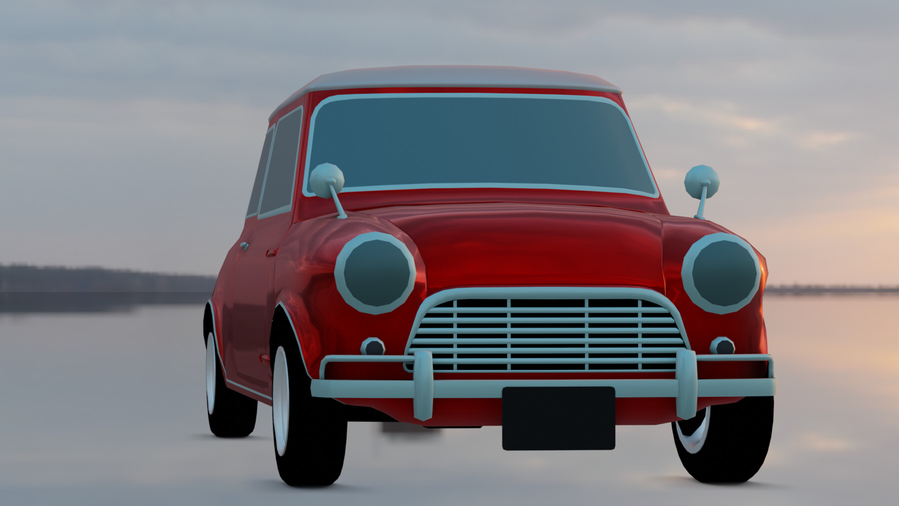 ArtStation - MINI COOPER CAR GAME READY LOW POLY | Game Assets