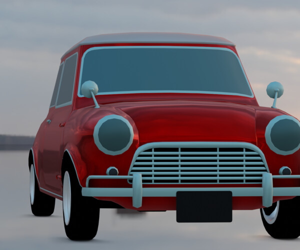 ArtStation - MINI COOPER CAR GAME READY LOW POLY | Game Assets
