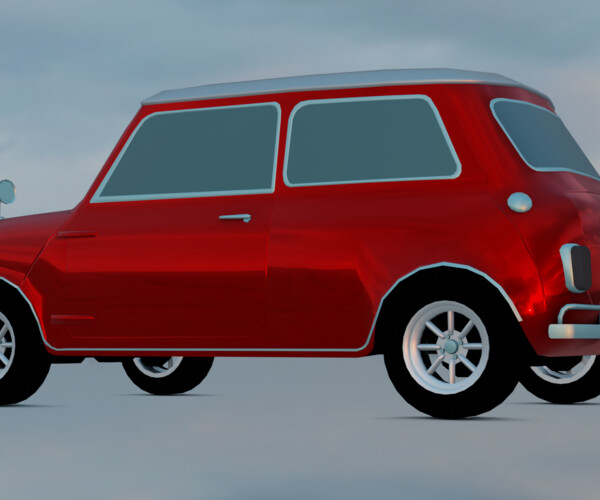 ArtStation - MINI COOPER CAR GAME READY LOW POLY | Game Assets