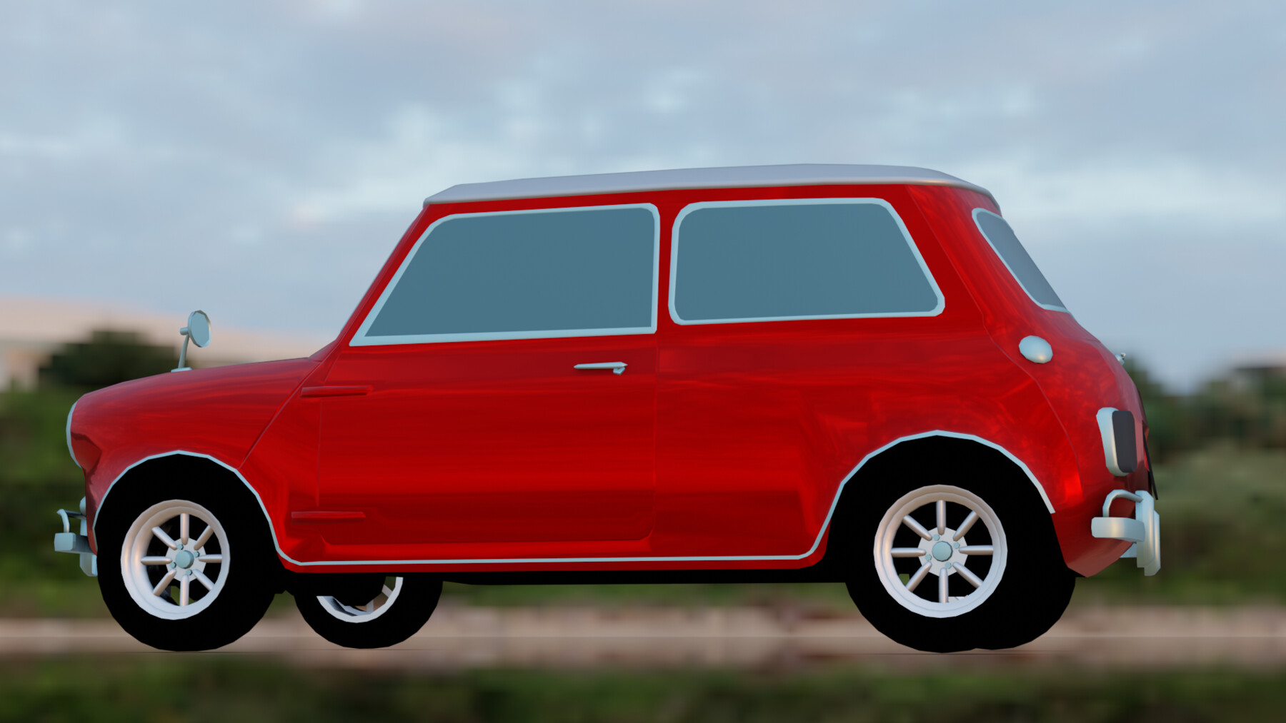 ArtStation - MINI COOPER CAR GAME READY LOW POLY | Game Assets