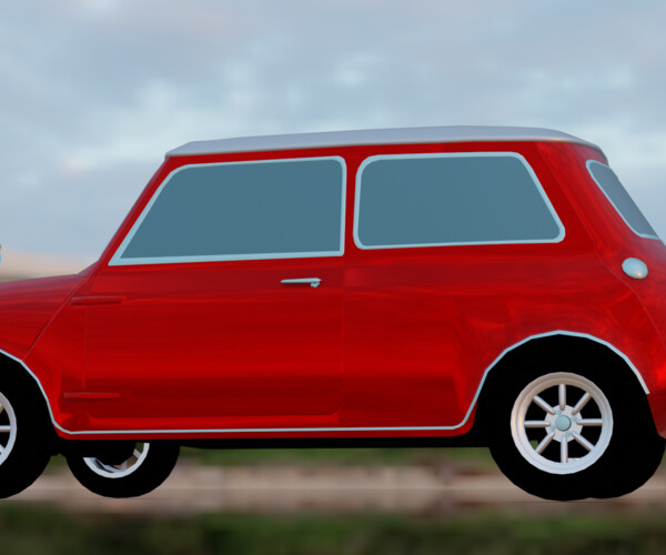 ArtStation - MINI COOPER CAR GAME READY LOW POLY | Game Assets
