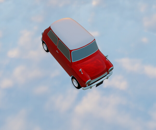 ArtStation - MINI COOPER CAR GAME READY LOW POLY | Game Assets