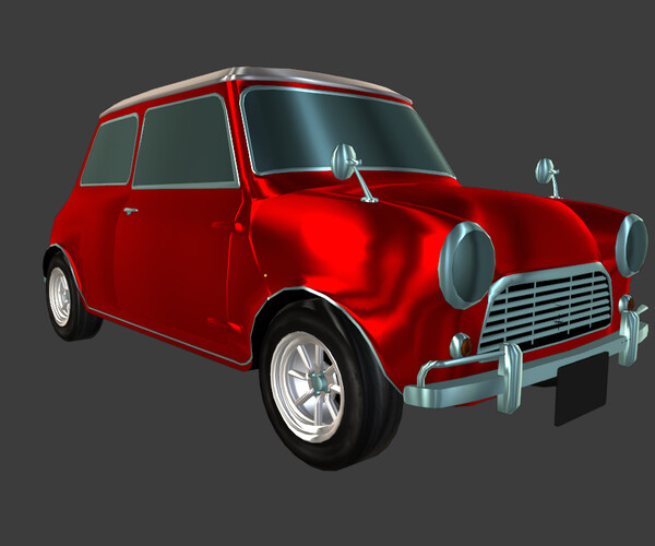 ArtStation - MINI COOPER CAR GAME READY LOW POLY | Game Assets