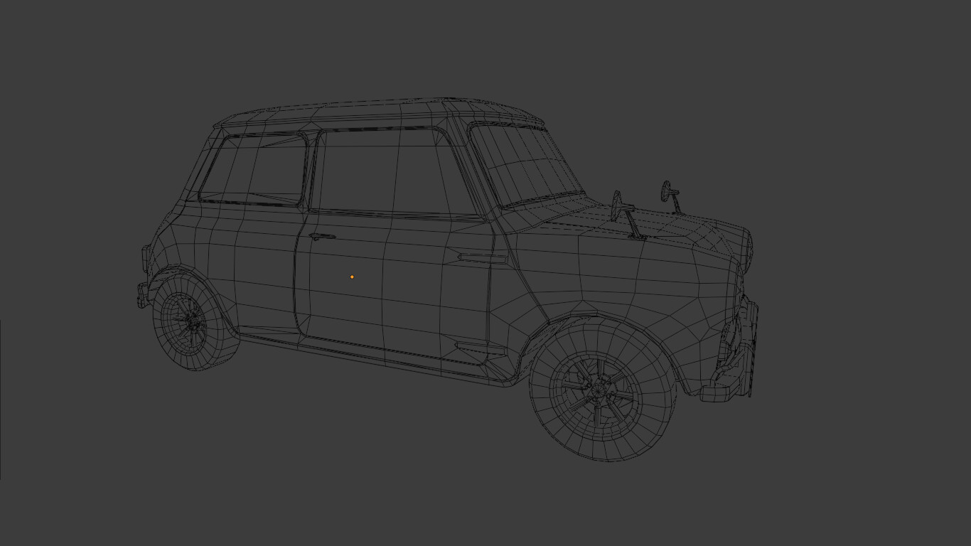 ArtStation - MINI COOPER CAR GAME READY LOW POLY | Game Assets