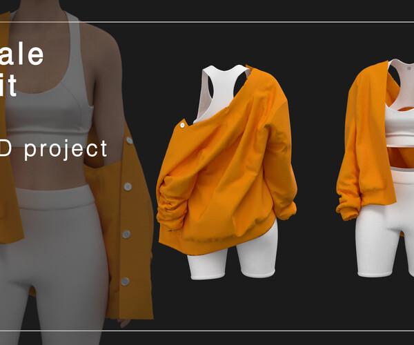 ArtStation - Female Outfit | Game Assets