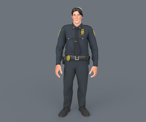 ArtStation - Police Boy | Resources