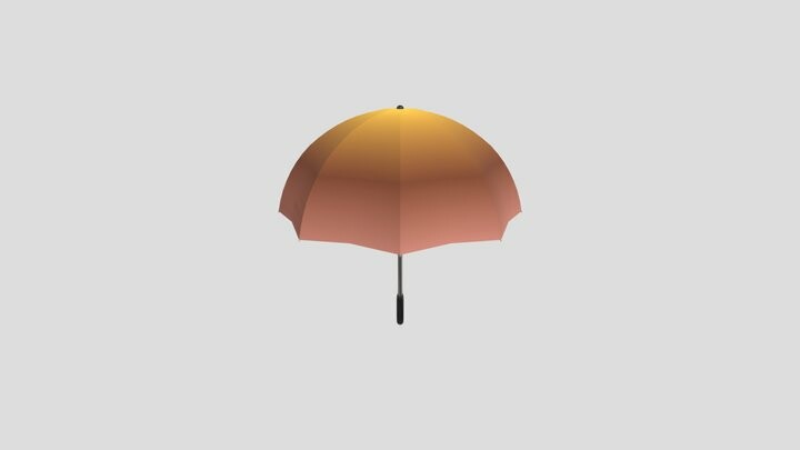 ArtStation - Low poly Umbrella 3d model | Resources