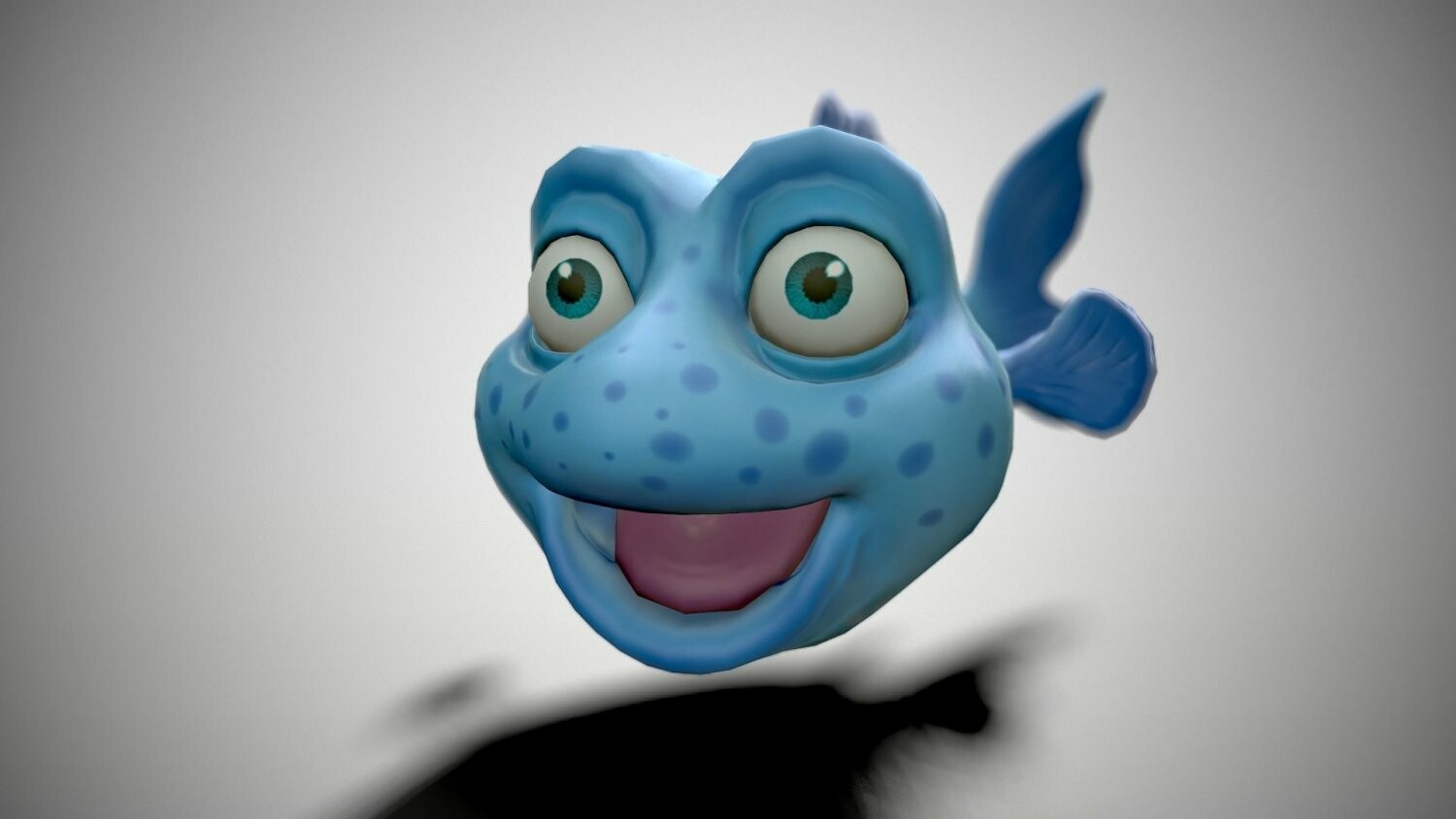 ArtStation - blue cartoon fish | Game Assets