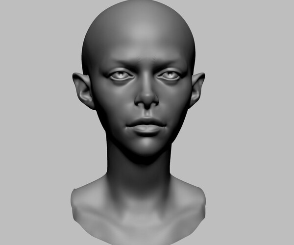 ArtStation - Stylized Female Head B | Resources
