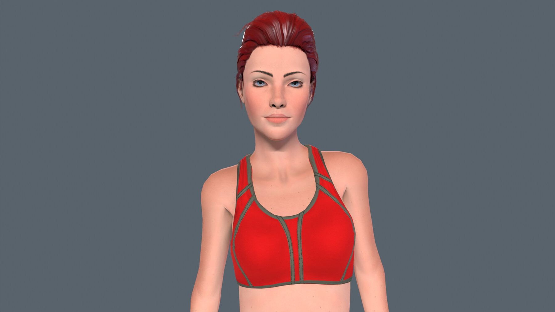 ArtStation - Red Woman | Game Assets