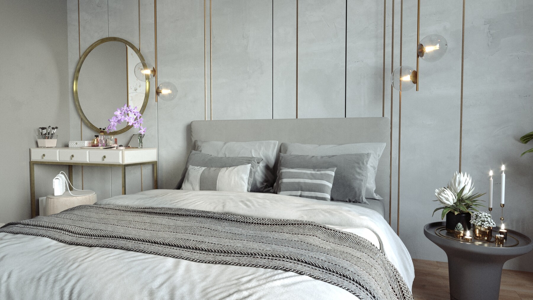 ArtStation - Bedroom Interior scene 02 | Resources