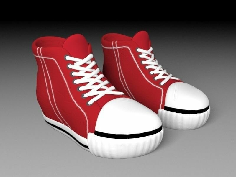 ArtStation - cartoon red shoes | Game Assets