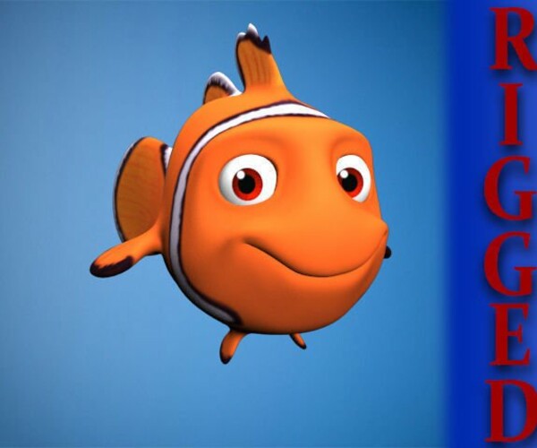 ArtStation - cartoon clown fish | Resources