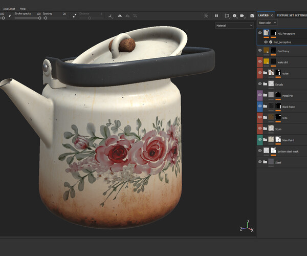 ArtStation - Pot artwork .spp (Substance Painter) project | Resources