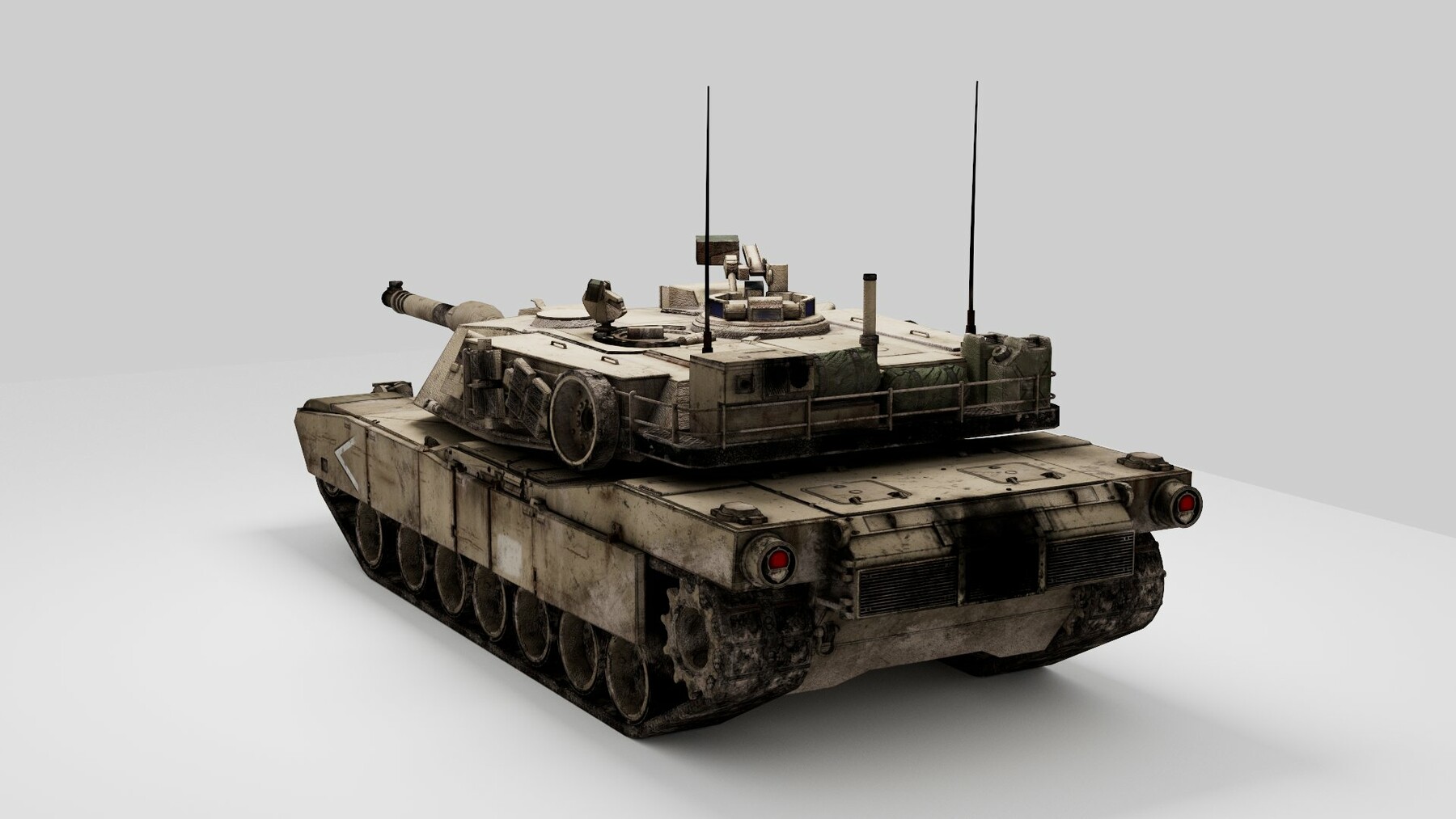 ArtStation - M1A1 Abrams (ALL OBJECTS ARE DETACHABLE) | Game Assets
