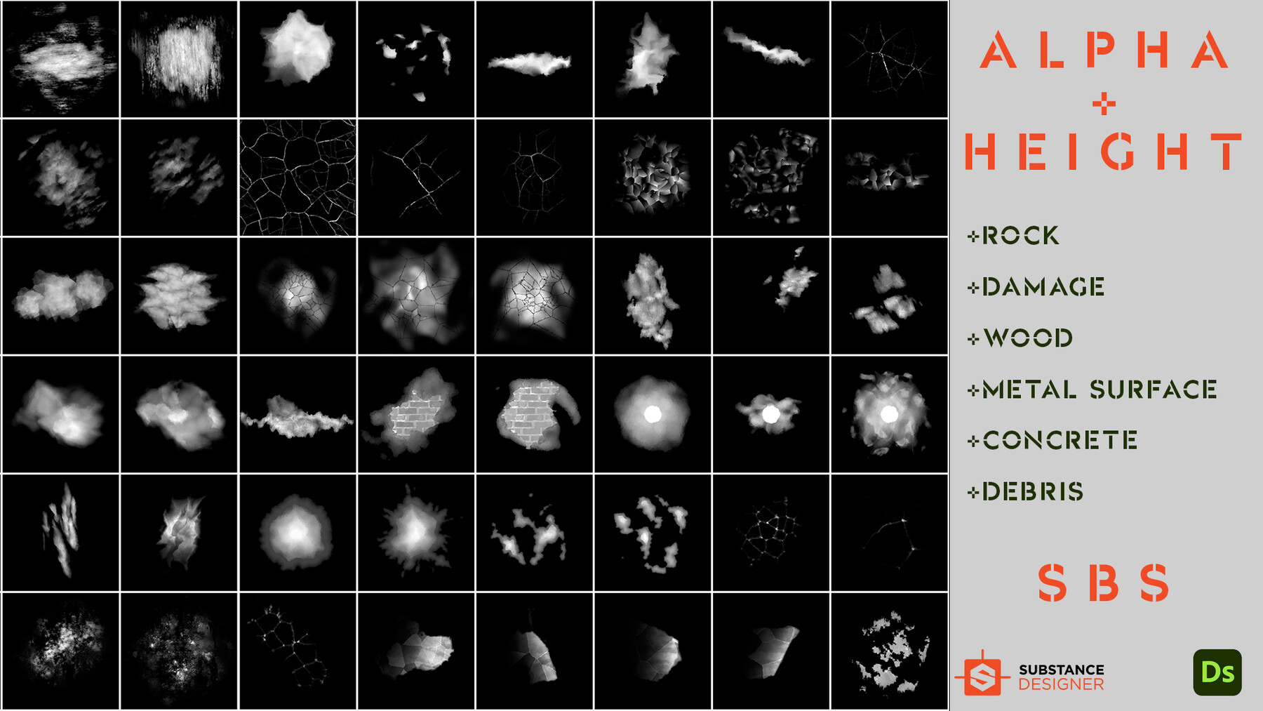 ArtStation - Substance Designer - 300 Graphs | Brushes