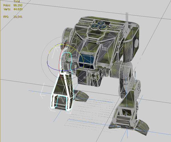 ArtStation - exploration / military mech | Game Assets
