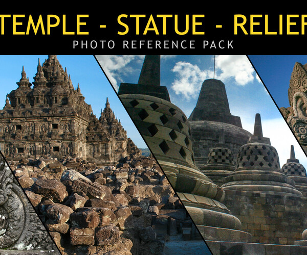 ArtStation - 180 TEMPLE - STATUE - RELIEF - Photo Reference Pack ...