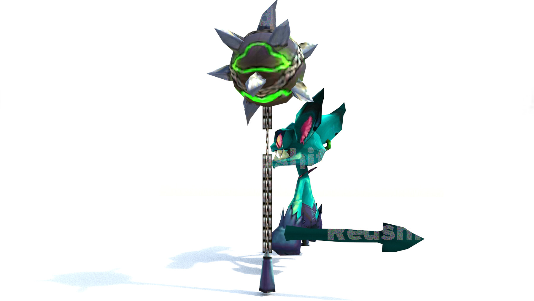 ArtStation - blue monster monster | Game Assets