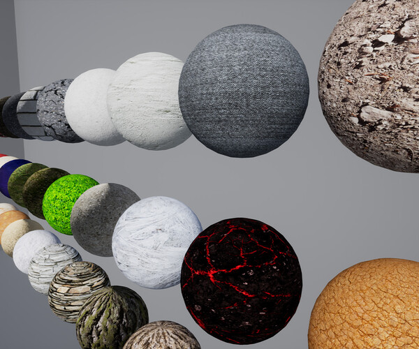 ArtStation - 30 Customizable PBR Materials | Game Assets