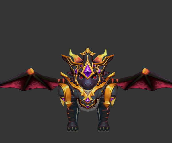 ArtStation - Armour (dragon monster battle royal dragon Q version ...