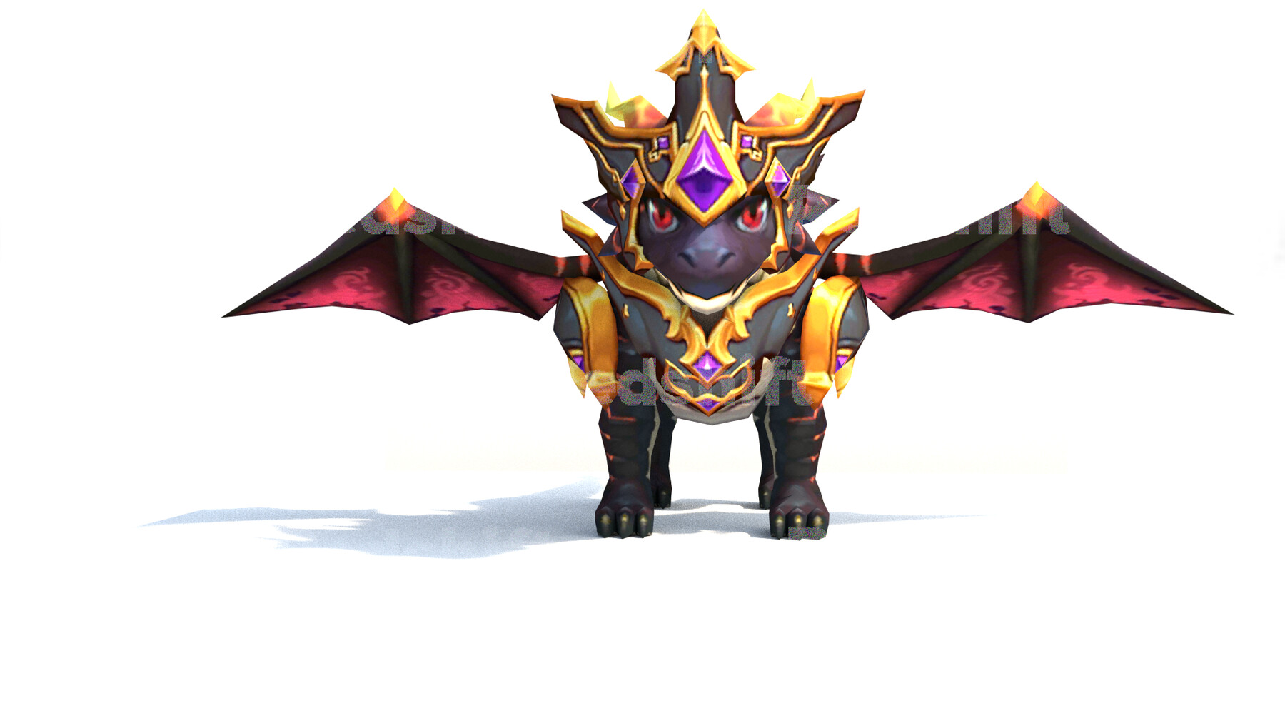 ArtStation - Armour (dragon monster battle royal dragon Q version ...